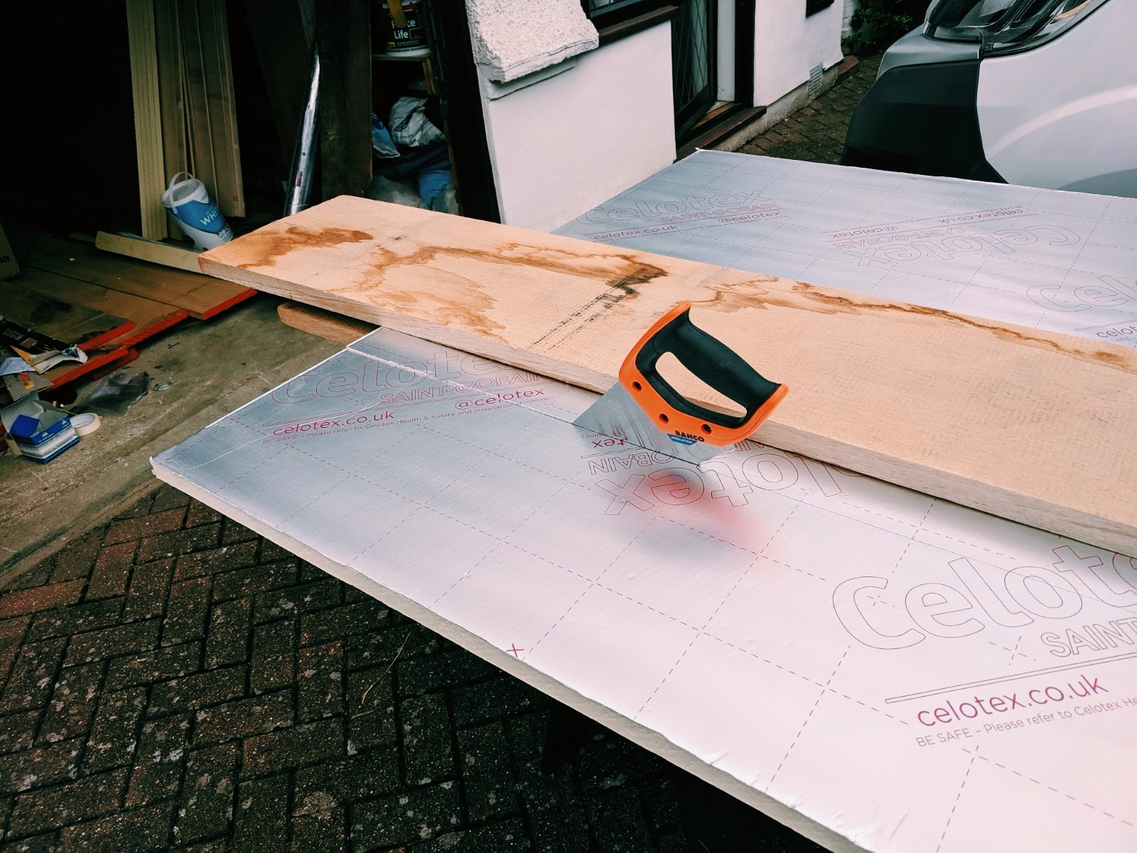 Insulating our campervan – fitting the insulation